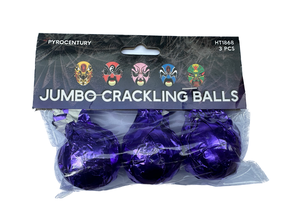 Pyrocentury Jumbo Crackling Balls (3 Stück) | Pyrodimension Feuerwerk Shop