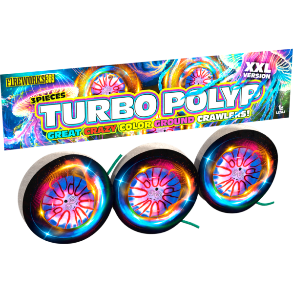 Lesli Turbo Polyp | Pyrodimension Feuerwerk Shop